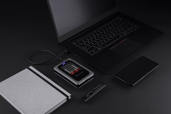 Apollo Office Systems. DataLocker DL4 FE external hard drive 2000 GB Aluminum, Black