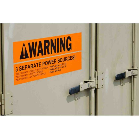 Apollo Office Systems. Brady People ID 113153 printer label Orange Self-adhesive printer label